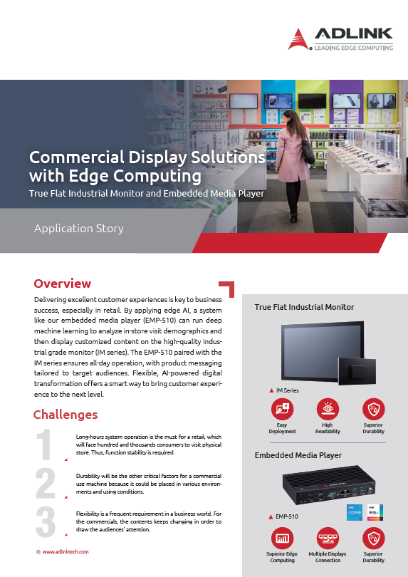 Edge AI Embedded Computer | Edge Media Player | ADLINK