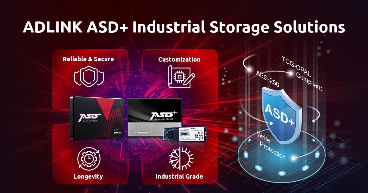 ADLINK Releases High-Endurance ASD+ SSDs for Industrial Applications