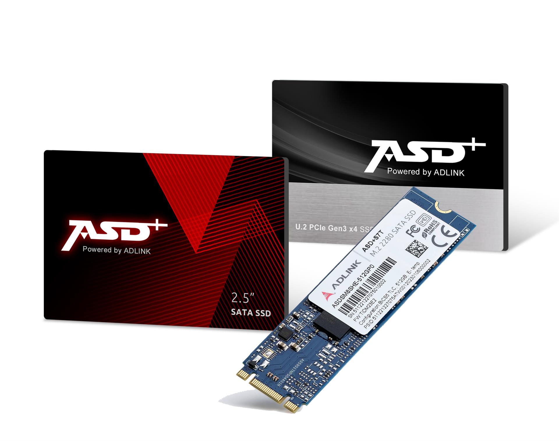 ADLINK、産業用アプリケーション向け高耐久SSD ASD+ をリリース