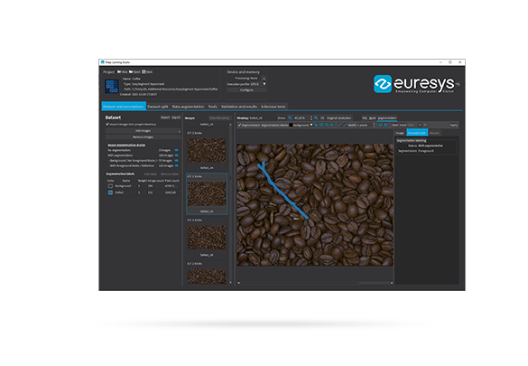 Euresys Open eVision Deep Learning Studio | Image Analysis Tool | ADLINK