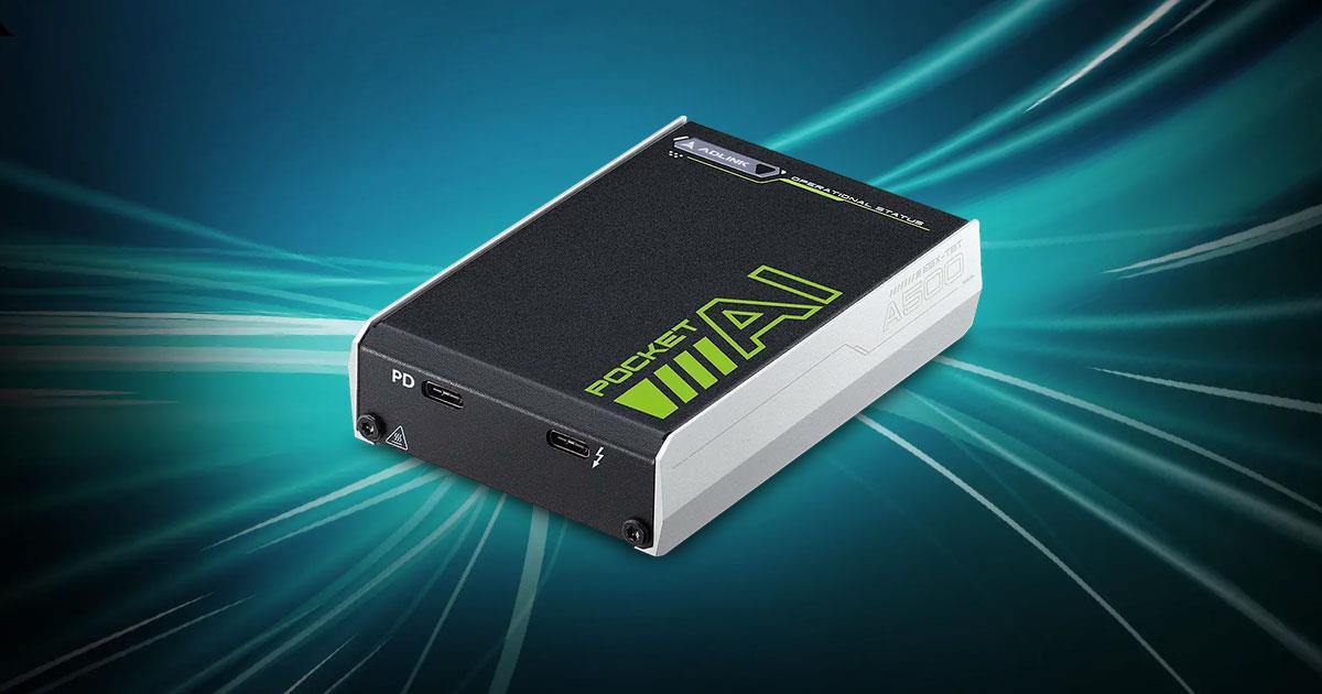 Pocket AI | 便攜式 GPU | NVIDIA RTX A500 | 凌華科技 ADLINK